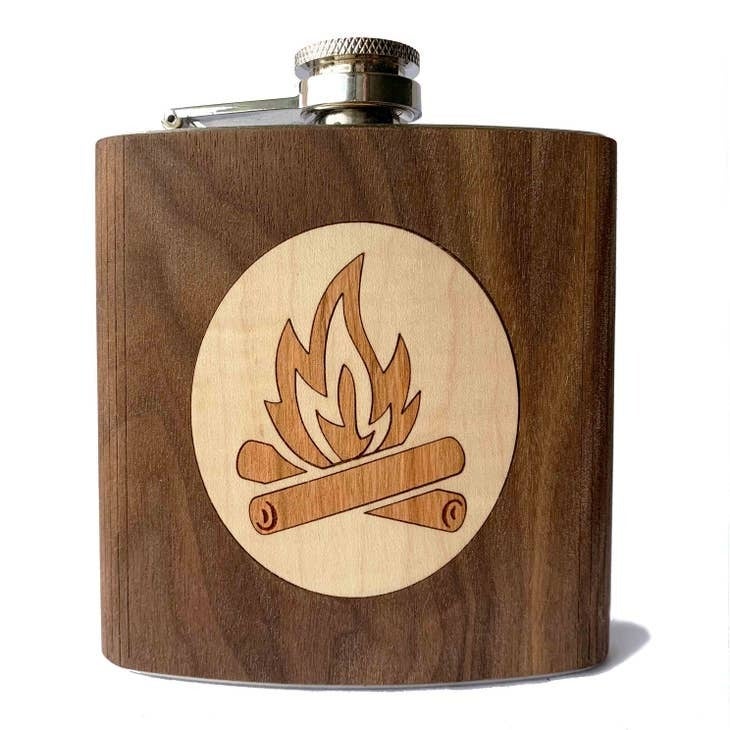Wooden Flasks | Bigfoot's Beach House