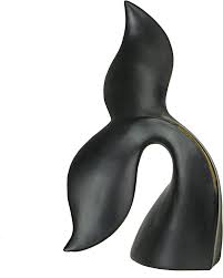 Small Whale Tail Statue | Bigfoot's Beach House